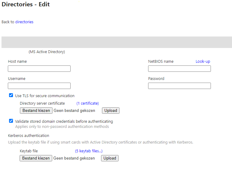 Creating manual keytab file Imprivata and VMware Workspace One Access.