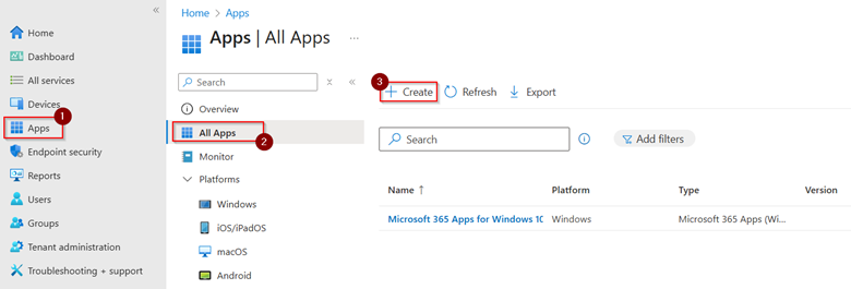 Deploy Horizon Client with Intune